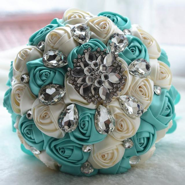 Charming Roses Wedding Bouquet Multiple Colors