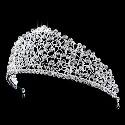 Baroque Black Wedding Tiara