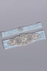 Lace Flowers Pearls Beaded Garters